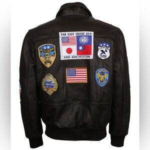 Jackets & Coats | Nwt Mens Top Gun Maverick Tom Cruise Aviator Genuine ...